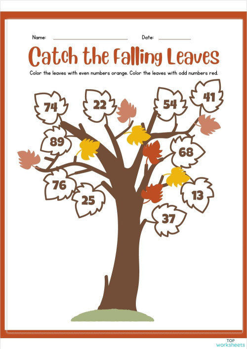 Odd and Even number. Interactive worksheet | TopWorksheets