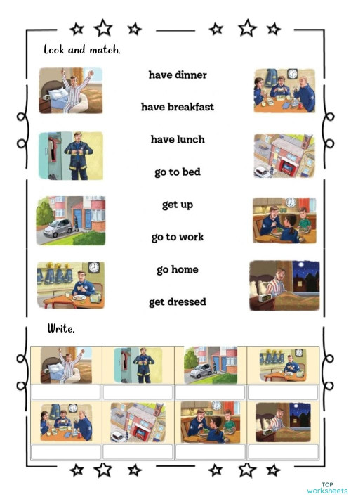 routines 1. Interactive worksheet | TopWorksheets