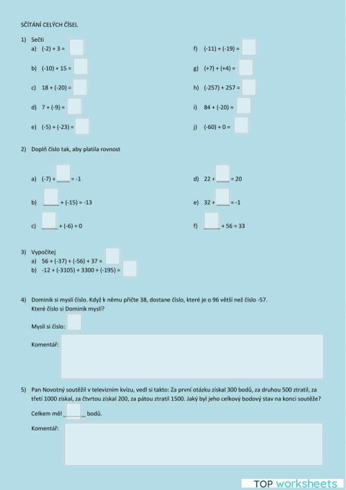 Zlomky - krácení. Interactive worksheet | TopWorksheets