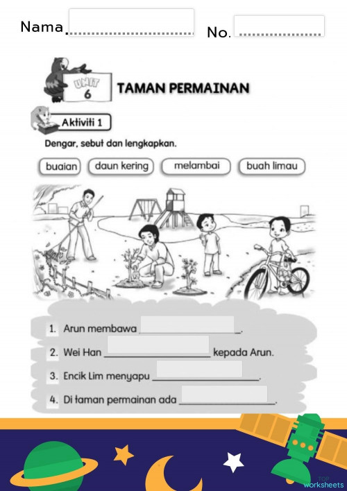 Bahasa Melayu: interactive worksheets and online exercises | TopWorksheets