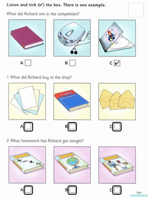 Test _ Flyers. Interactive worksheet | TopWorksheets