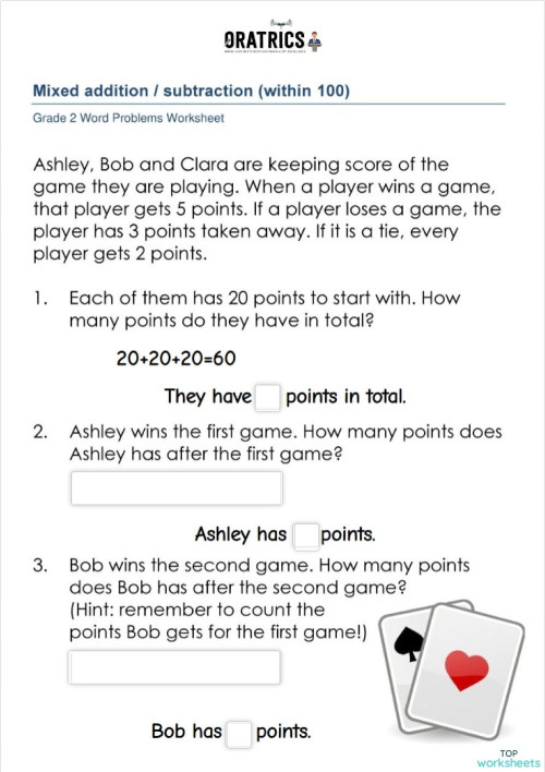 Subtraction RRR. Interactive worksheet | TopWorksheets