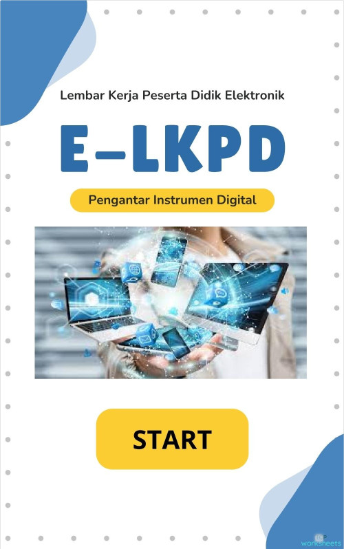E-LKPD PENGANTAR INSTRUMEN DIGITAL. Interactive worksheet | TopWorksheets