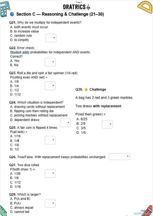 Grade 7 70 3. Interactive worksheet | TopWorksheets