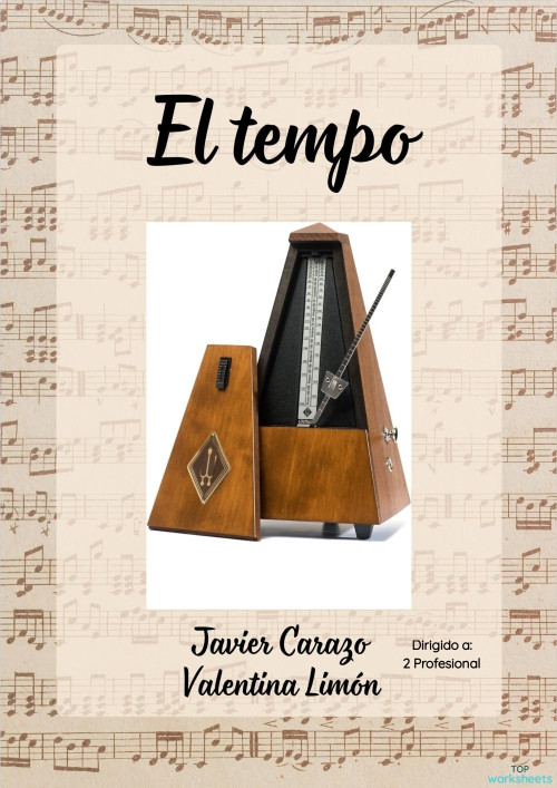 EL TEMPO 1. Ficha interactiva | TopWorksheets