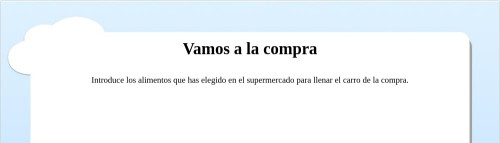 Vamos a la compra. Ficha interactiva | TopWorksheets