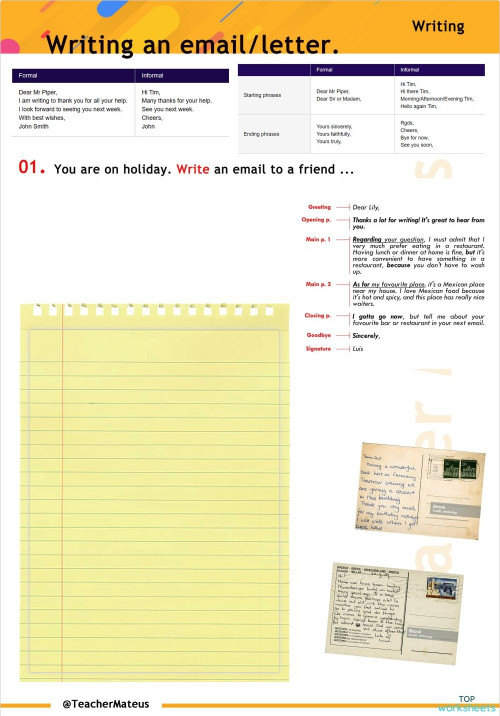 Interactive worksheets and online exercises in english | TopWorksheets