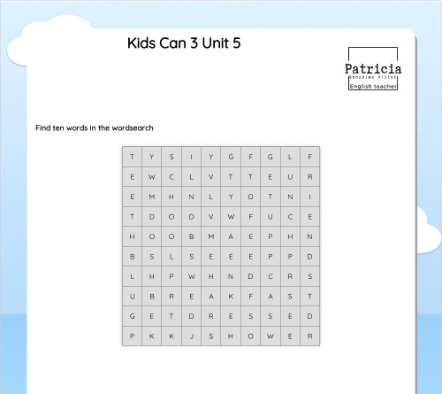 Kids Can 3 Unit 5. Interactive worksheet | TopWorksheets