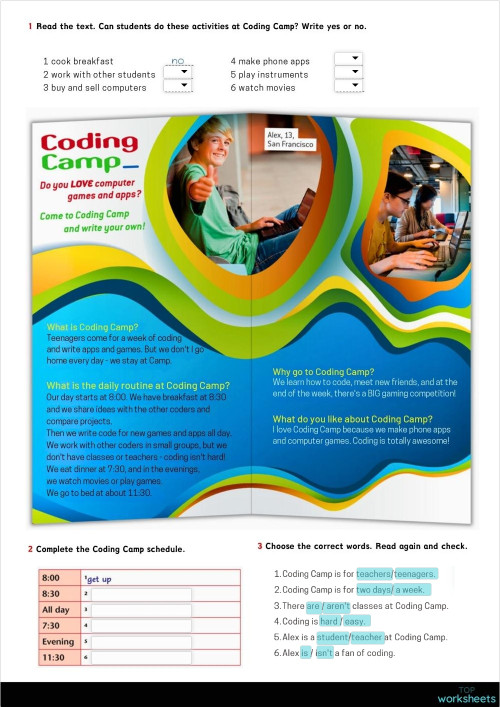 Advertisement. Interactive worksheet | TopWorksheets