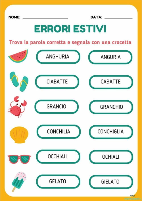 Lessico casa. Scheda interattiva | TopWorksheets