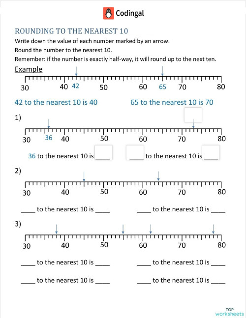 M_G02M04L17_WA02_Rounding to the nearest 10. Interactive worksheet ...