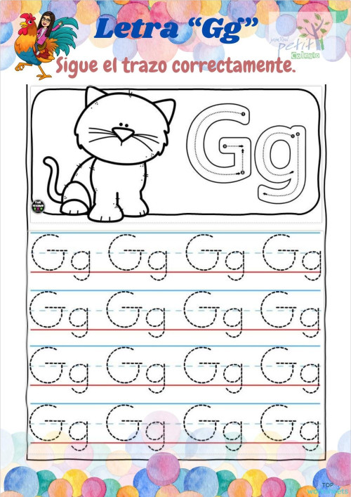 Tarea Completar Palabras Letra "g"_Mtra. Faby. Ficha interactiva ...