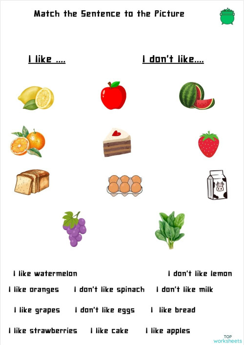 Les parties du visage. Fiche interactive | TopWorksheets