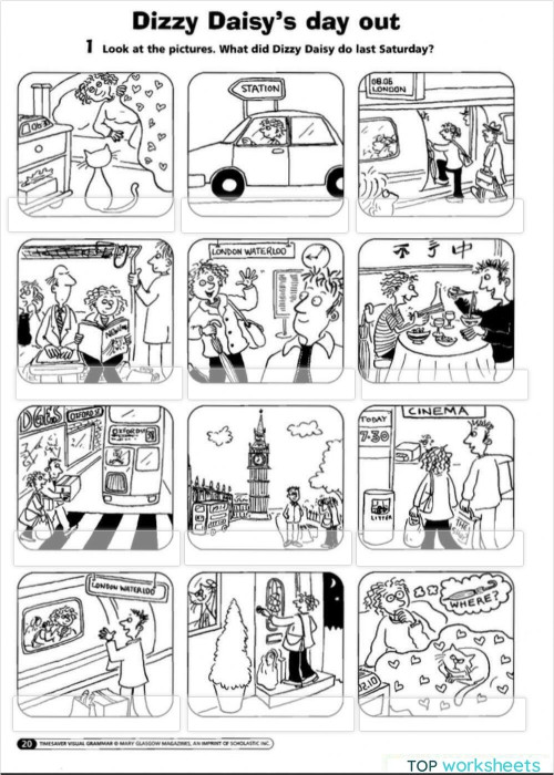 Past Simple. Interactive worksheet | TopWorksheets