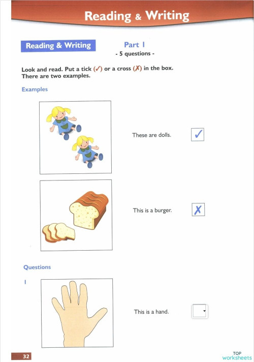 Reading comprehension A1. Interactive worksheet | TopWorksheets