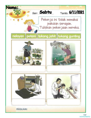 Pra-Sekolah: interactive worksheets and online exercises | TopWorksheets