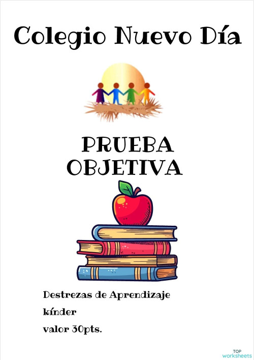 prueba de Destrezas de Aprendizaje de Kínder. Ficha interactiva ...