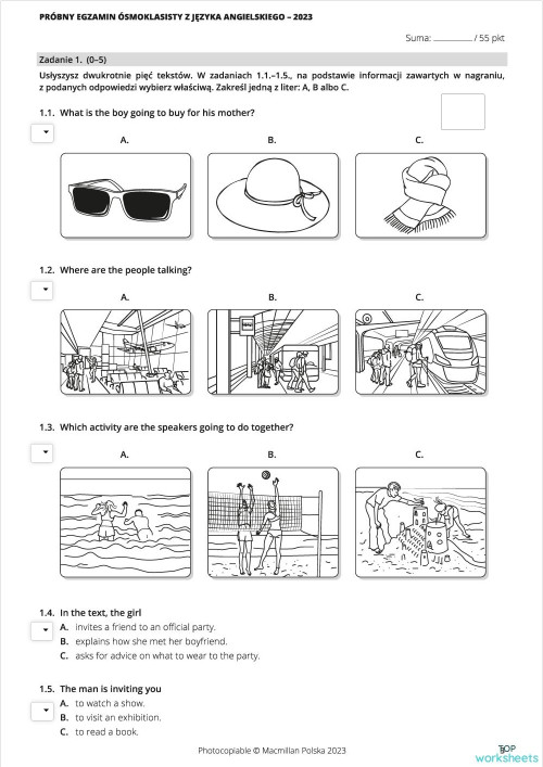 MacMillan 2023. Interactive worksheet | TopWorksheets