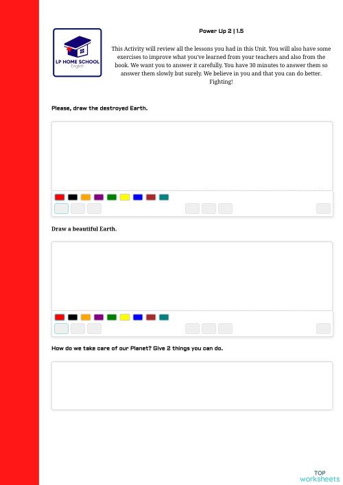 Power Up 2 | 1.5. Interactive worksheet | TopWorksheets