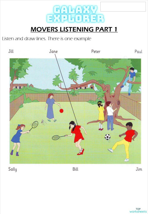 Listening practise 4. Interactive worksheet | TopWorksheets