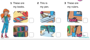 This and these. Interactive worksheet | TopWorksheets