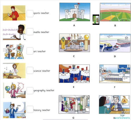 Authentic Flyers 4 test 2 p34. Interactive worksheet | TopWorksheets