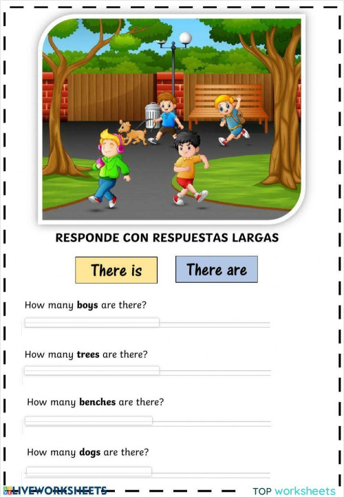 There is there are. Interactive worksheet | TopWorksheets