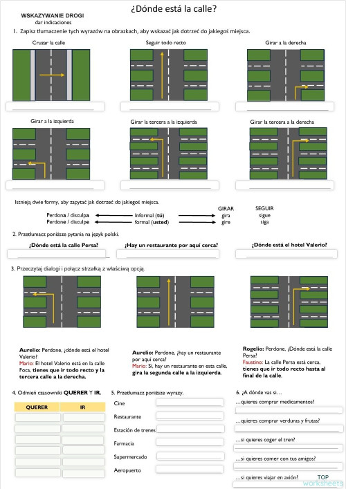 ELE: fichas interactivas y ejercicios online | TopWorksheets