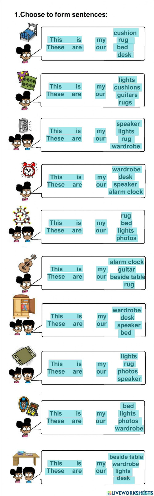 EN3_Thisis_These_are. Interactive worksheet | TopWorksheets