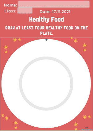 Science Activity - Healthy Food. Interactive worksheet | TopWorksheets