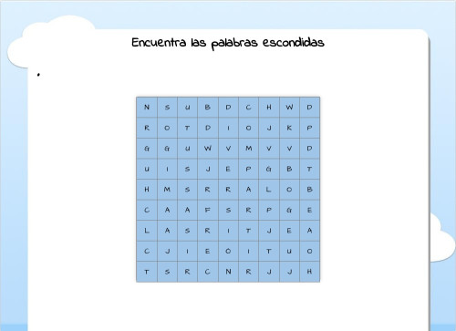 Encuentra las palabras escondidas. Ficha interactiva | TopWorksheets