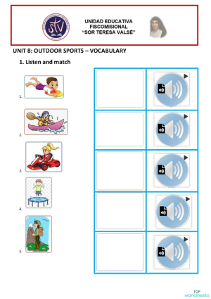 UNIT 8: VOCABULARY. Interactive worksheet | TopWorksheets
