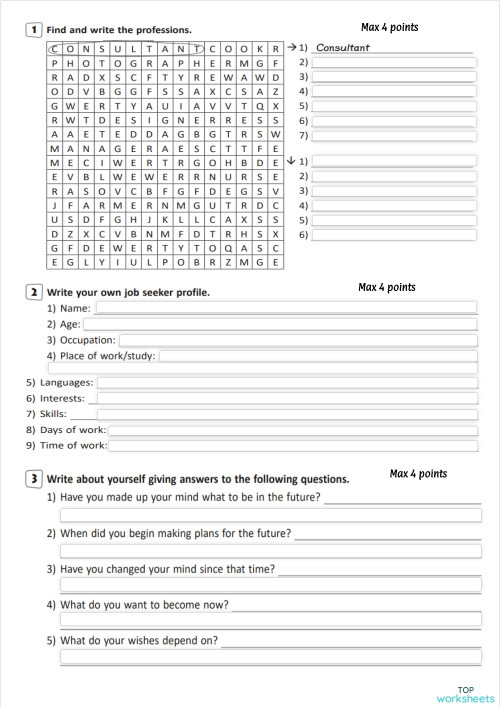 Form 10. Lesson 10. Homework Task.. Interactive worksheet | TopWorksheets