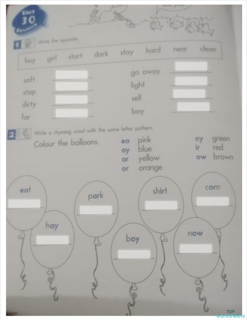 Interactive worksheets and online exercises in english | TopWorksheets