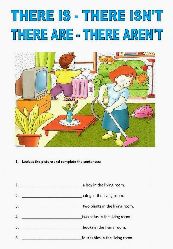 There isn't/aren't. Interactive worksheet | TopWorksheets