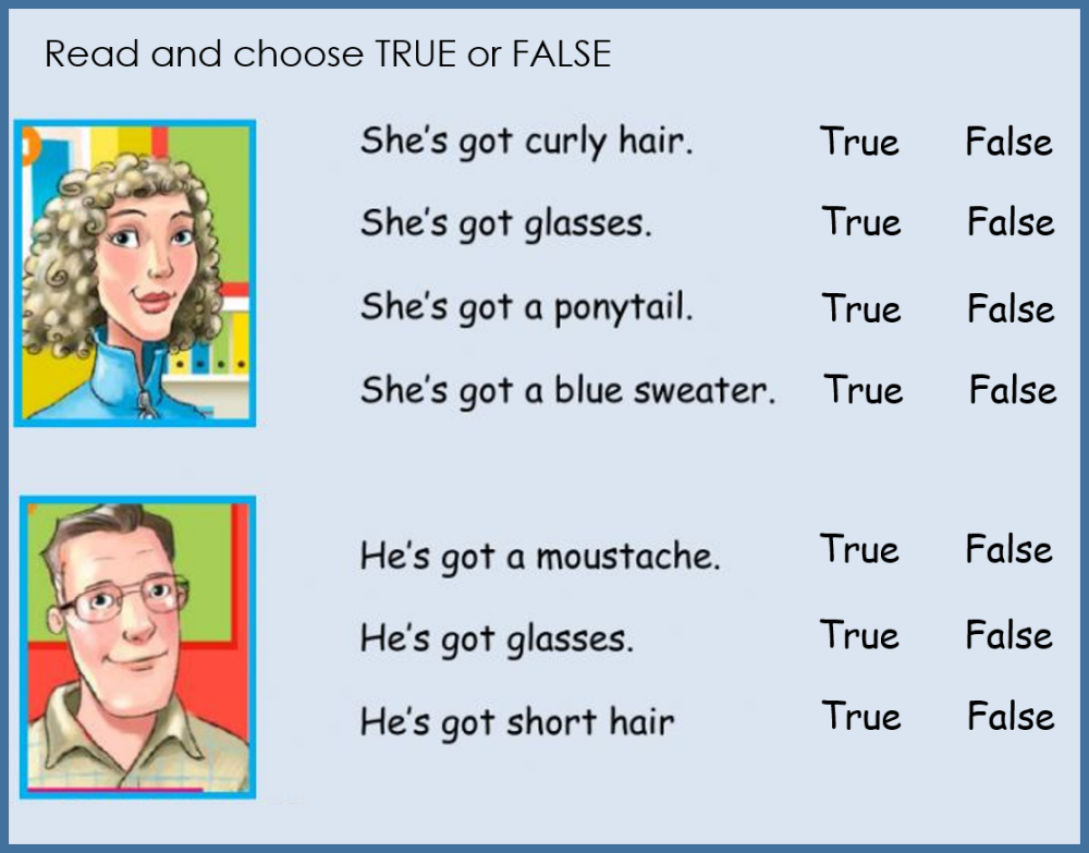 face and hair 2. Interactive worksheet | TopWorksheets
