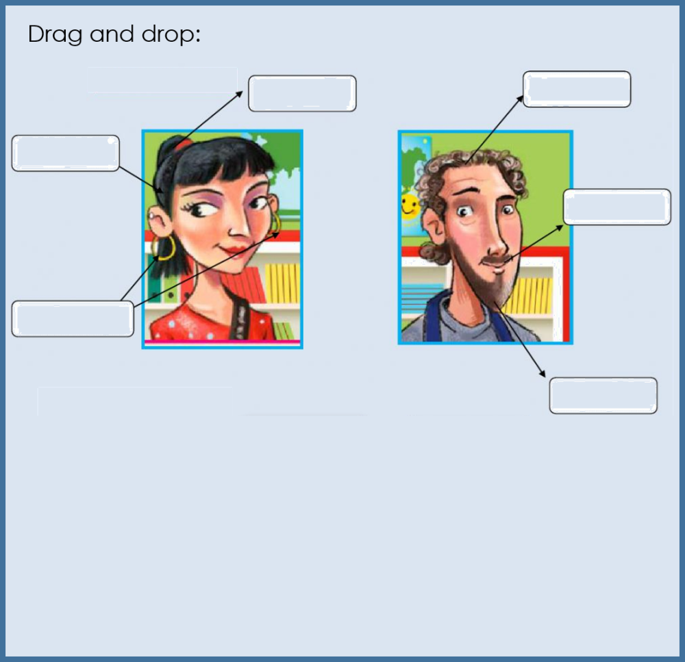 face and hair 2. Interactive worksheet | TopWorksheets