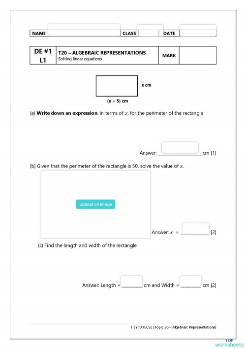 Y10 DE1 L1. Interactive worksheet | TopWorksheets