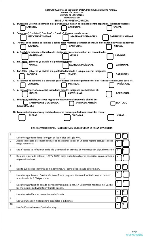 Prehistoria: fichas interactivas y ejercicios online | TopWorksheets
