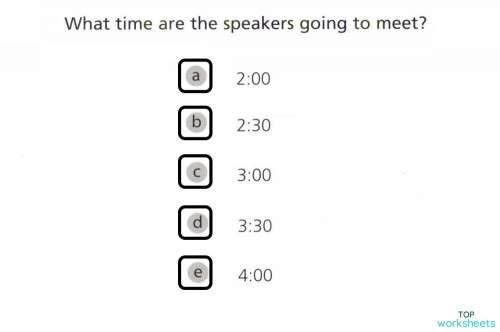 target listening 2.2. Interactive worksheet | TopWorksheets