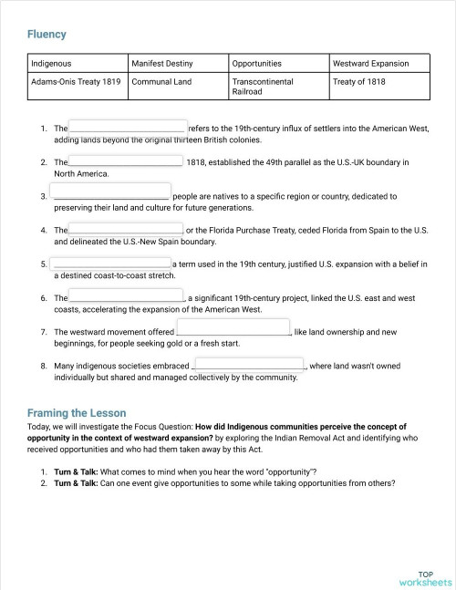 Unit 3 Lesson 6. Interactive worksheet | TopWorksheets