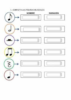 TEORÍA MUSICAL. Ficha interactiva | TopWorksheets
