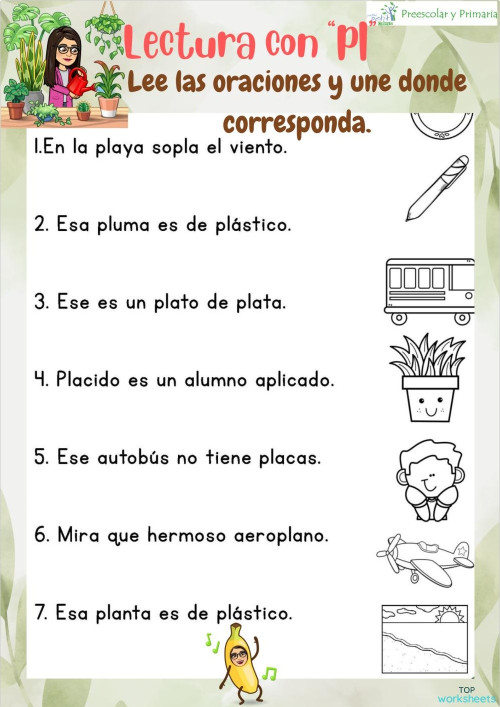 Sílabas Trabadas: fichas interactivas y ejercicios online | TopWorksheets