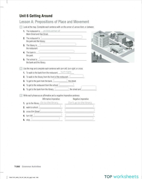 Unit 6 Lesson A. Interactive worksheet | TopWorksheets