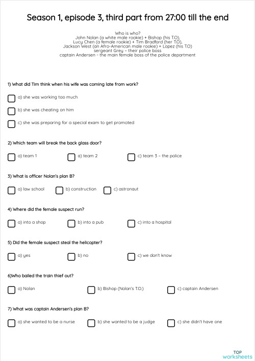 Season 1, episode 3, third part from 27:00 till the end. Interactive ...