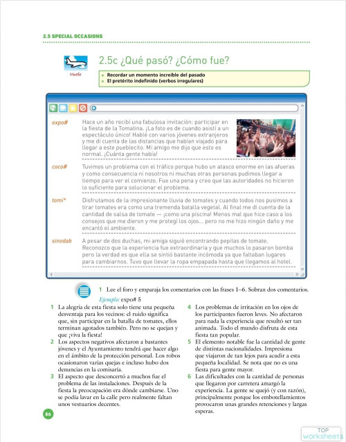 2. Self, family, pets, personal relationships 86. Ficha interactiva ...
