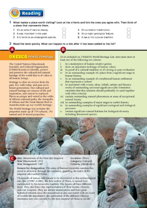 U10 UNESCO. Interactive worksheet | TopWorksheets