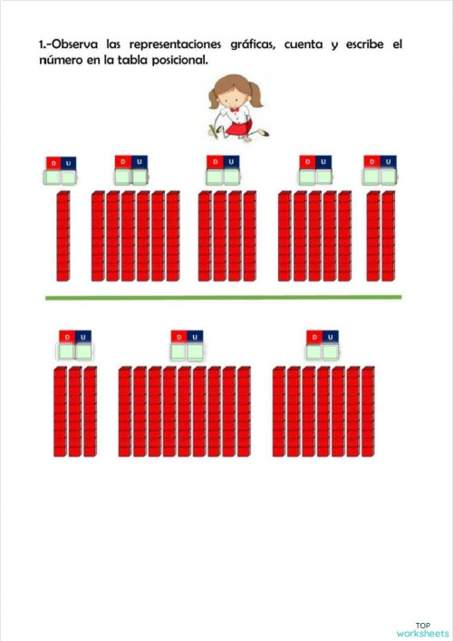 DECENAS PURAS. Ficha interactiva | TopWorksheets