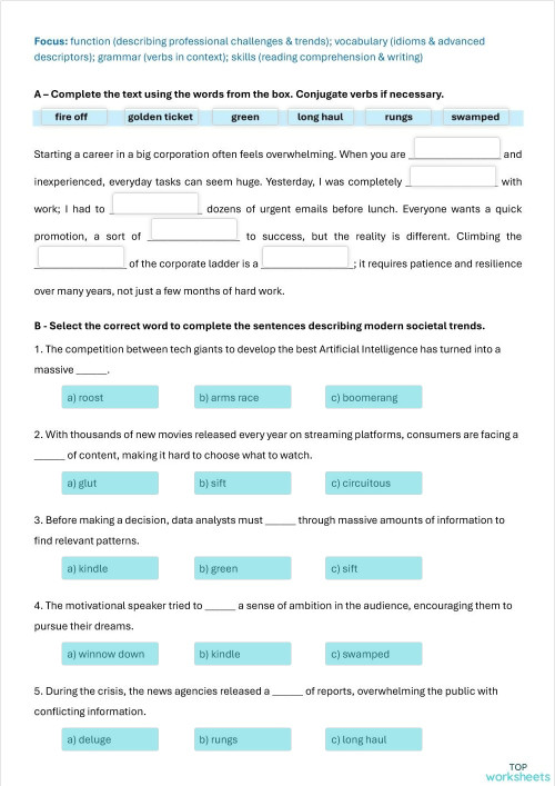 Housework, make or do?A2. Interactive worksheet | TopWorksheets