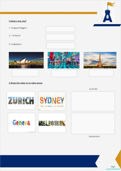 Mini test Proficiency. Interactive worksheet | TopWorksheets